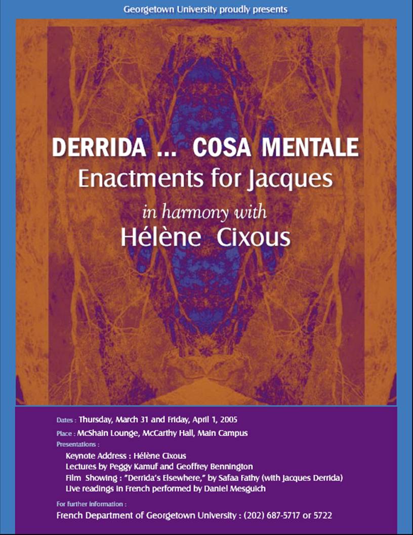 Events | Department of French and Francophone Studies | Georgetown ...